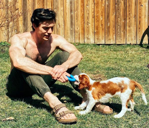 George Krissa's feet