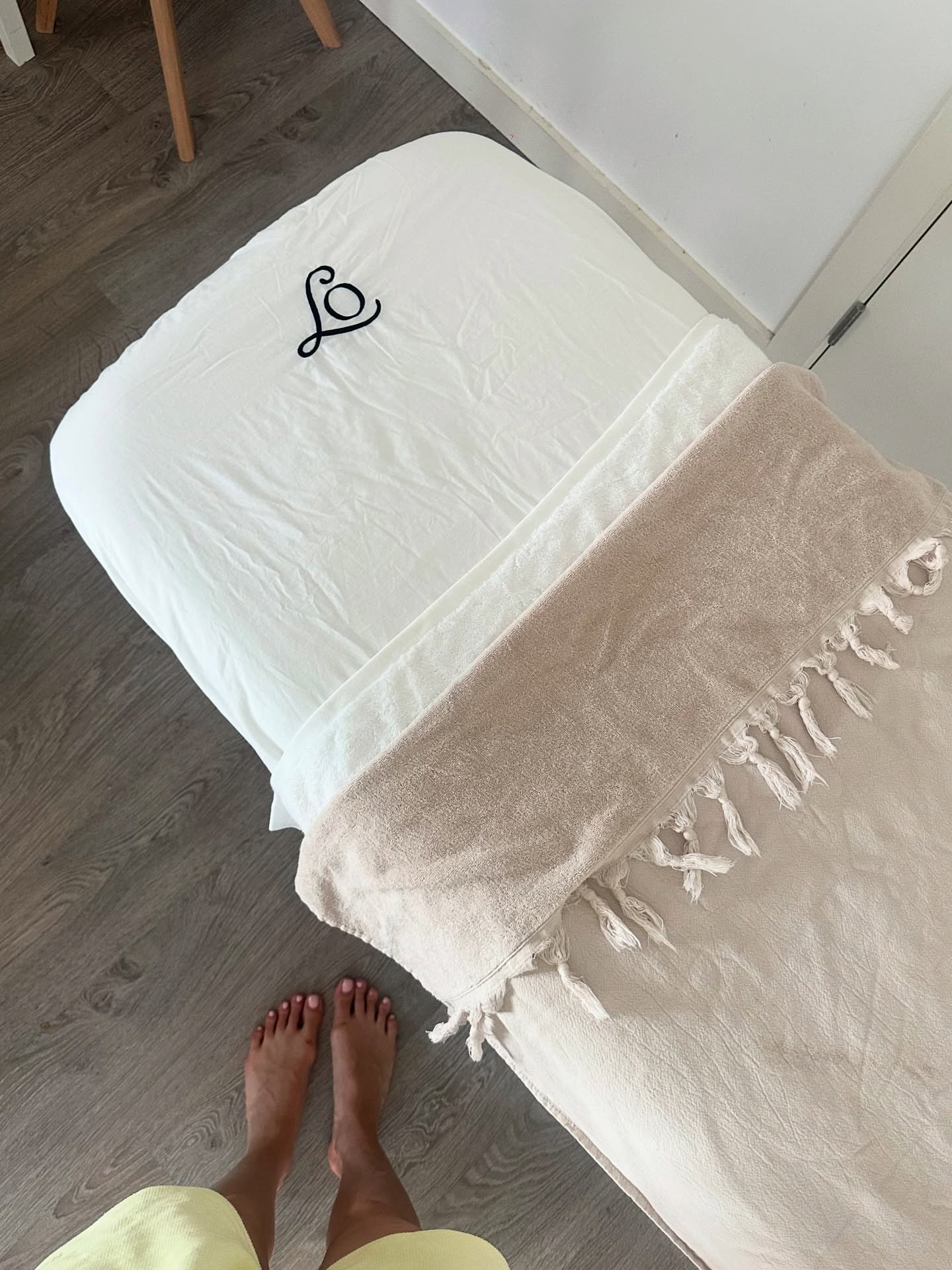 Georgia Meacham's feet