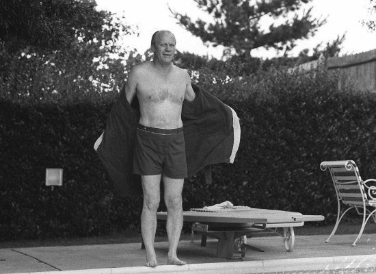 Gerald Ford's feet
