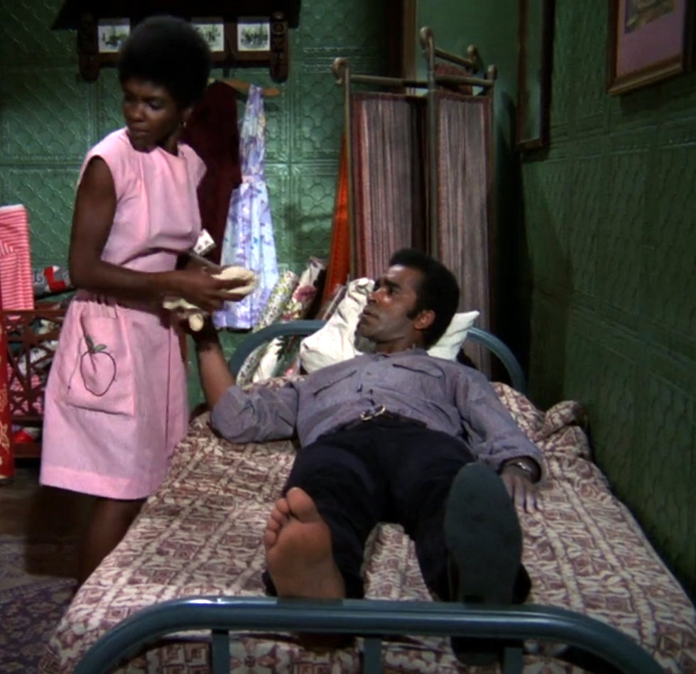 Greg Morris's feet