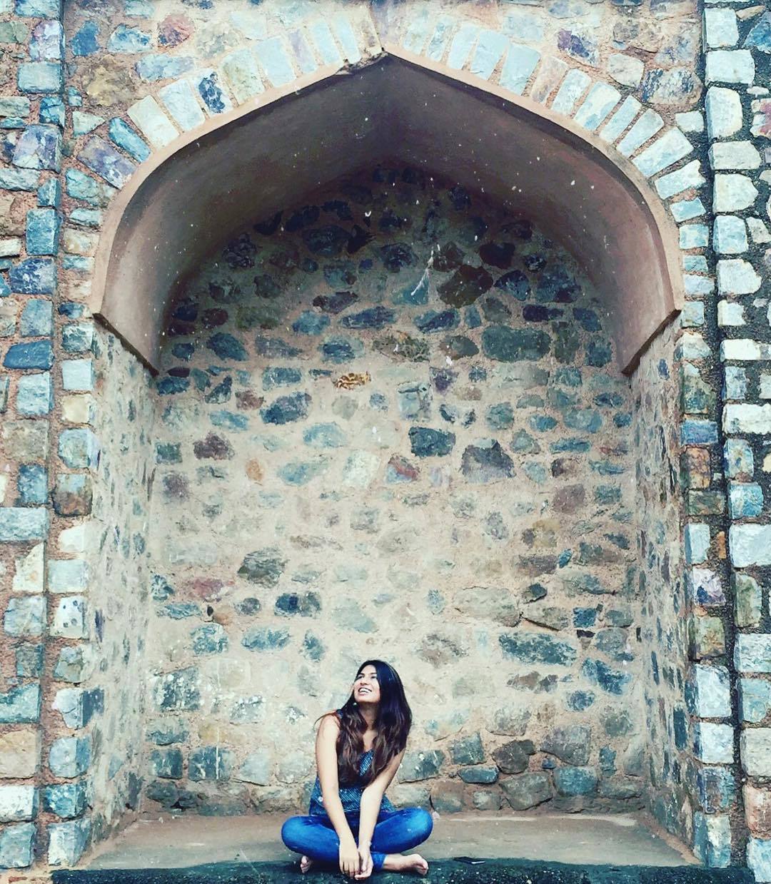 Gurmehar Kaur's feet