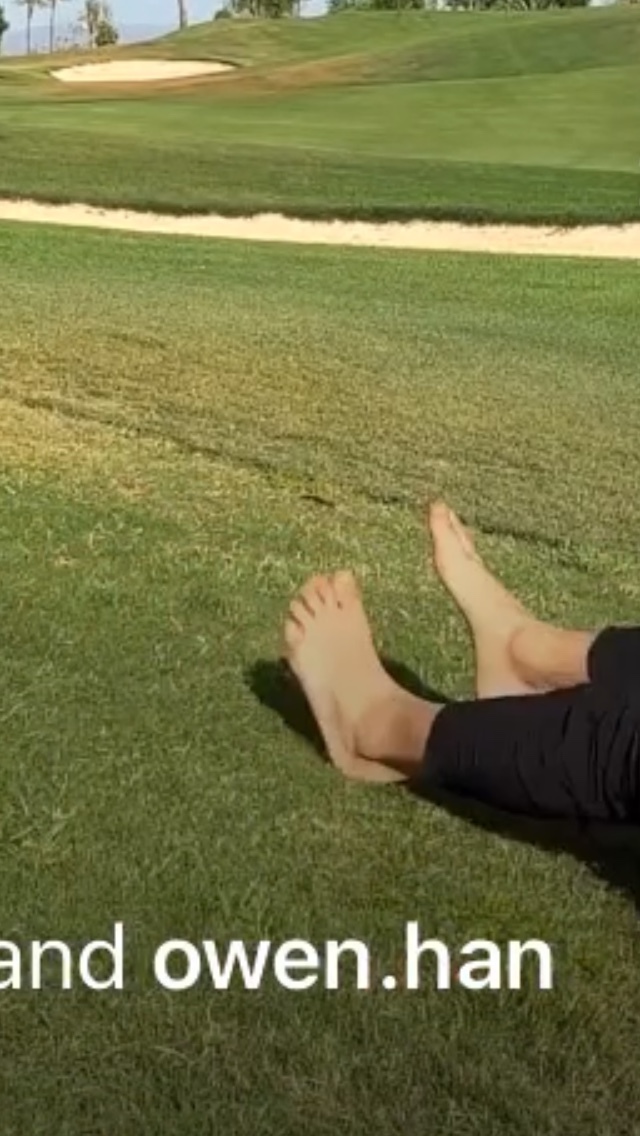 H Woo Lee's feet