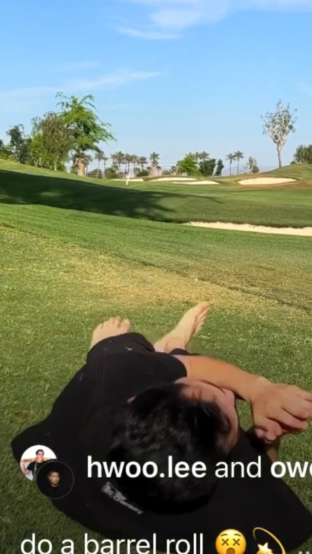 H Woo Lee's feet