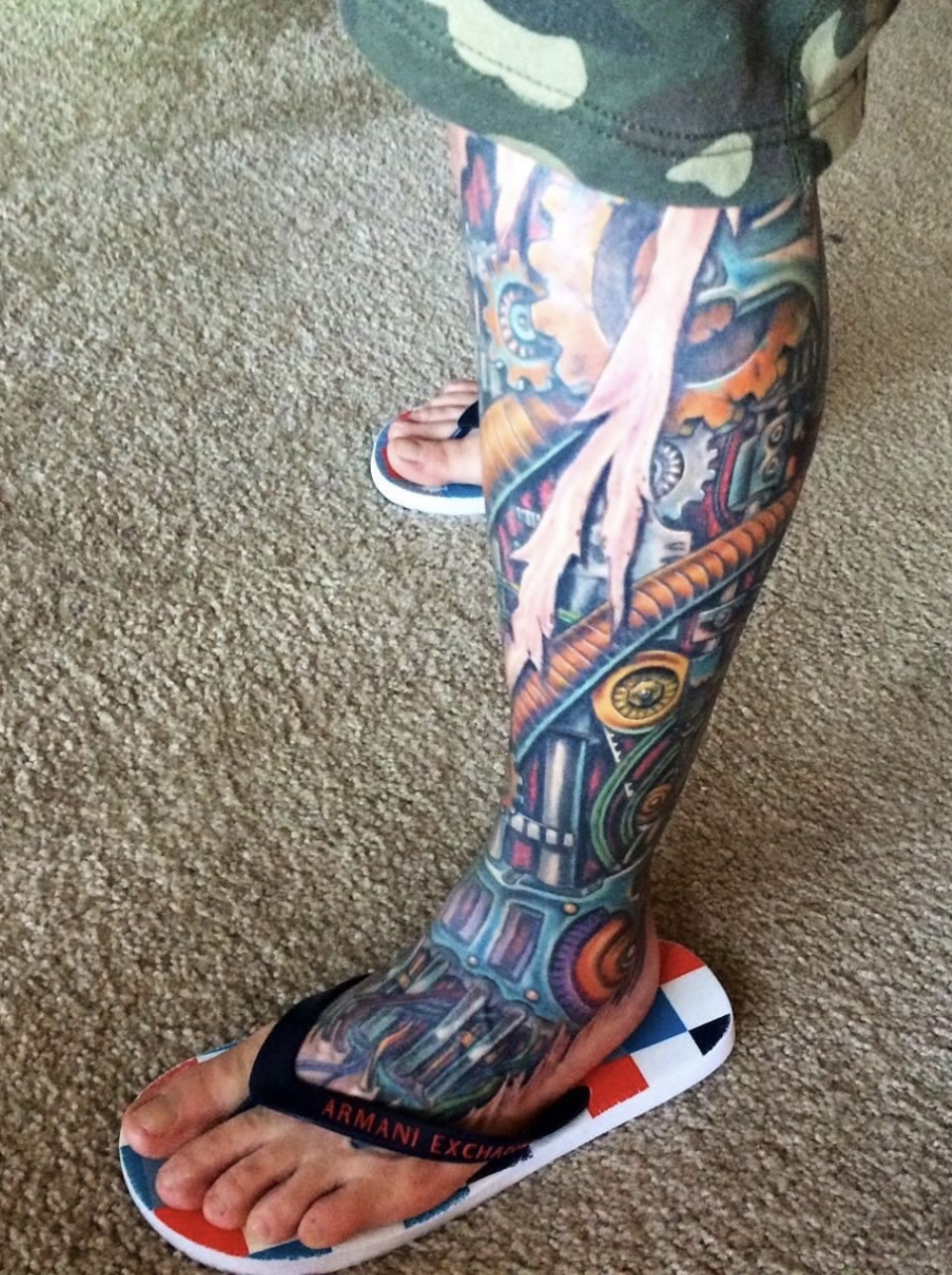 Hard Rock Nick's feet