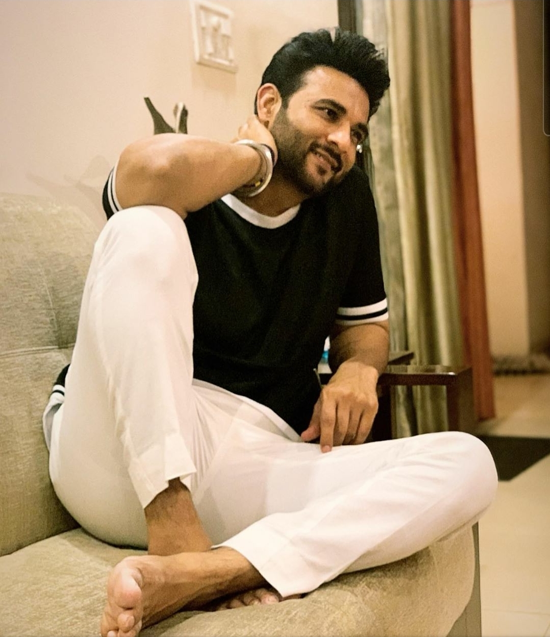 Harish Verma's feet