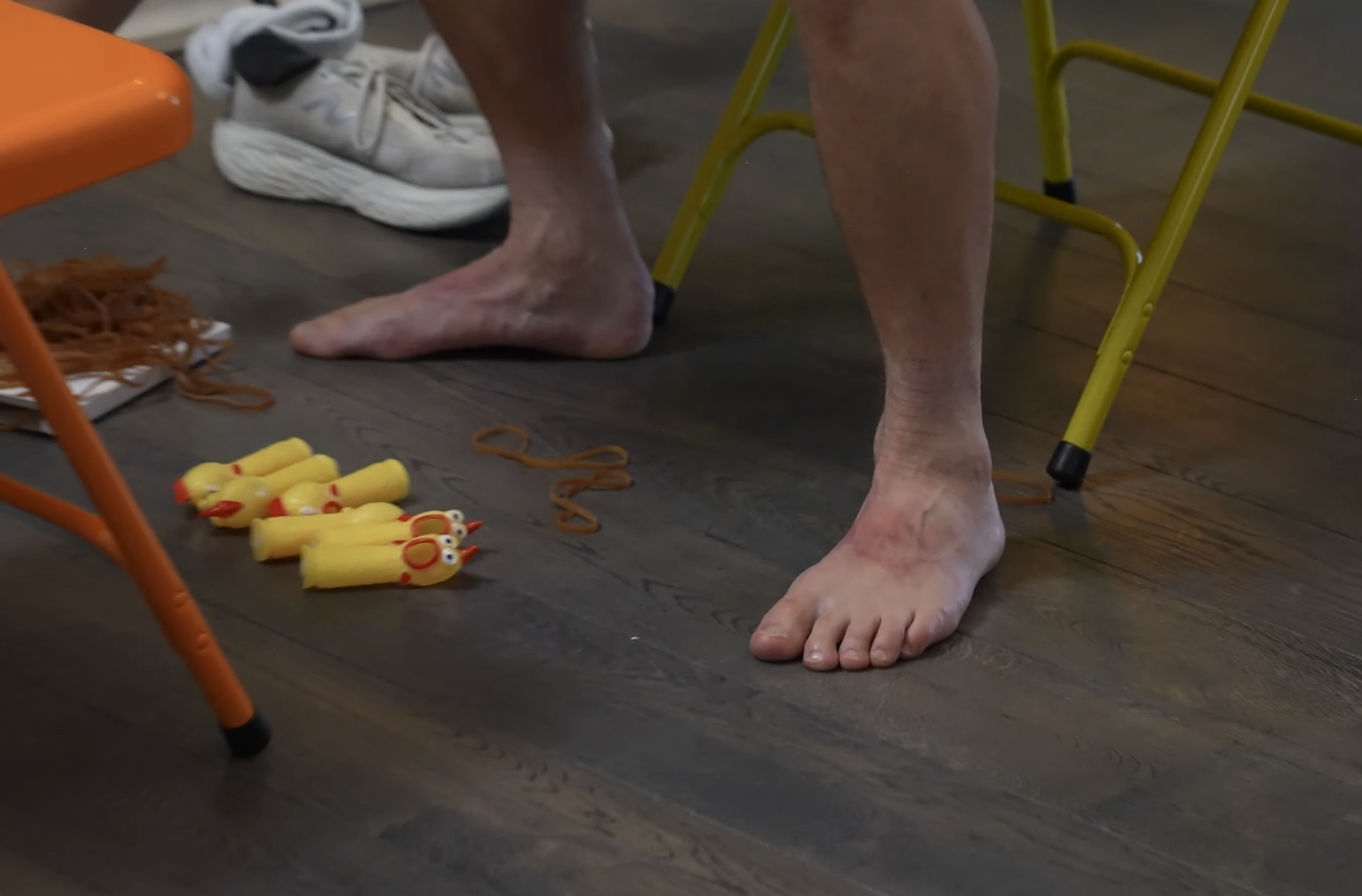 Harold Lewis's feet