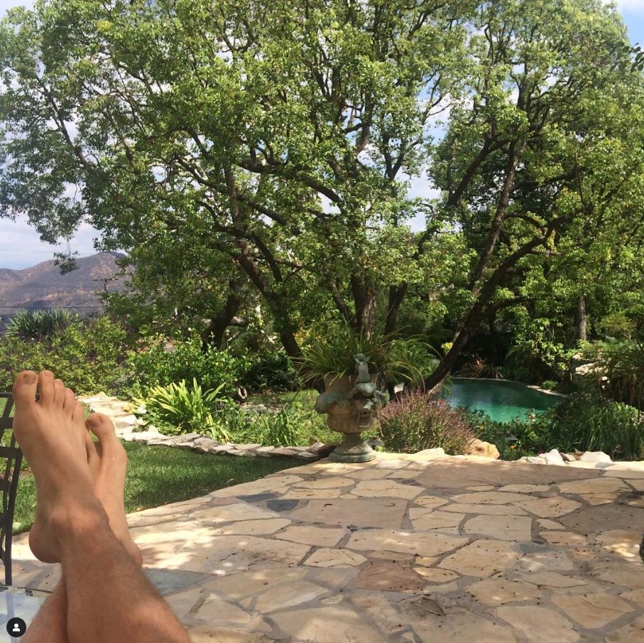 Harry McNaughton's feet