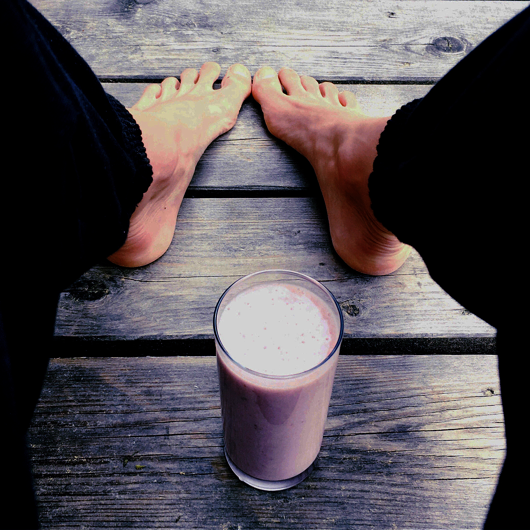 Heidrun Pfeil's feet