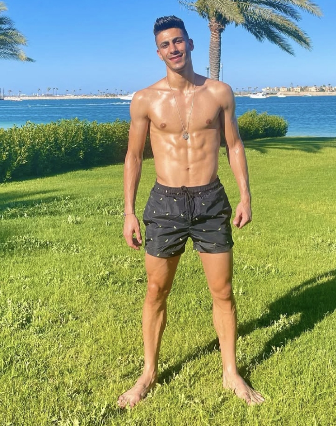 Hesham Salah's feet