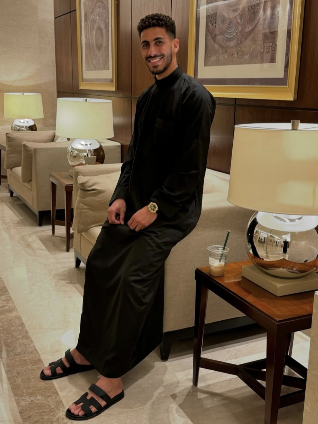 Hesham Salah's feet