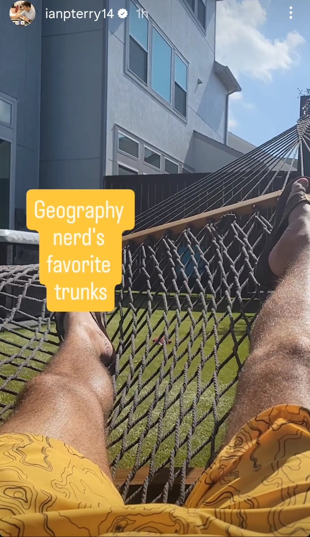 Ian Terry's feet
