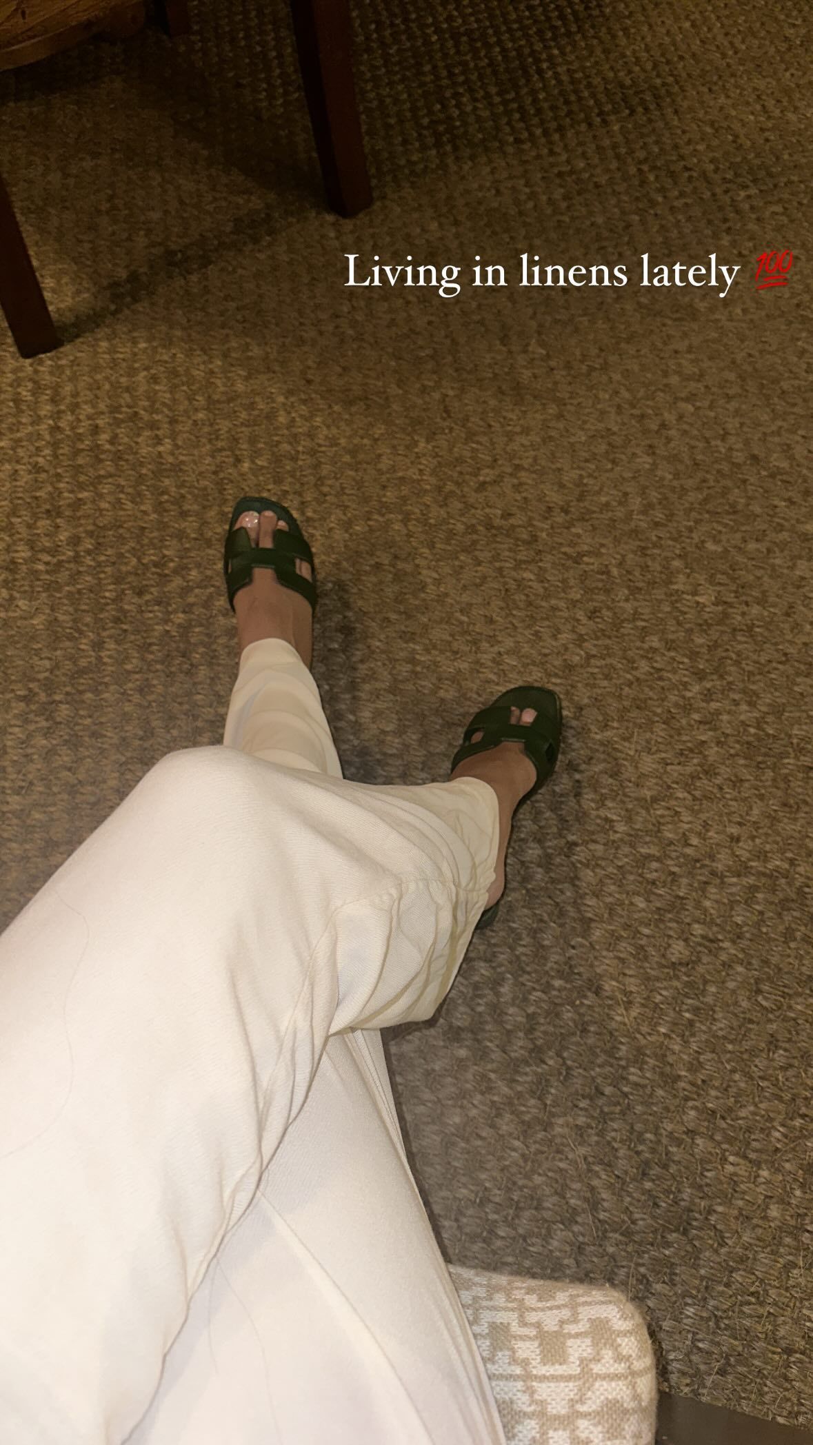 Ishita Chopra's feet