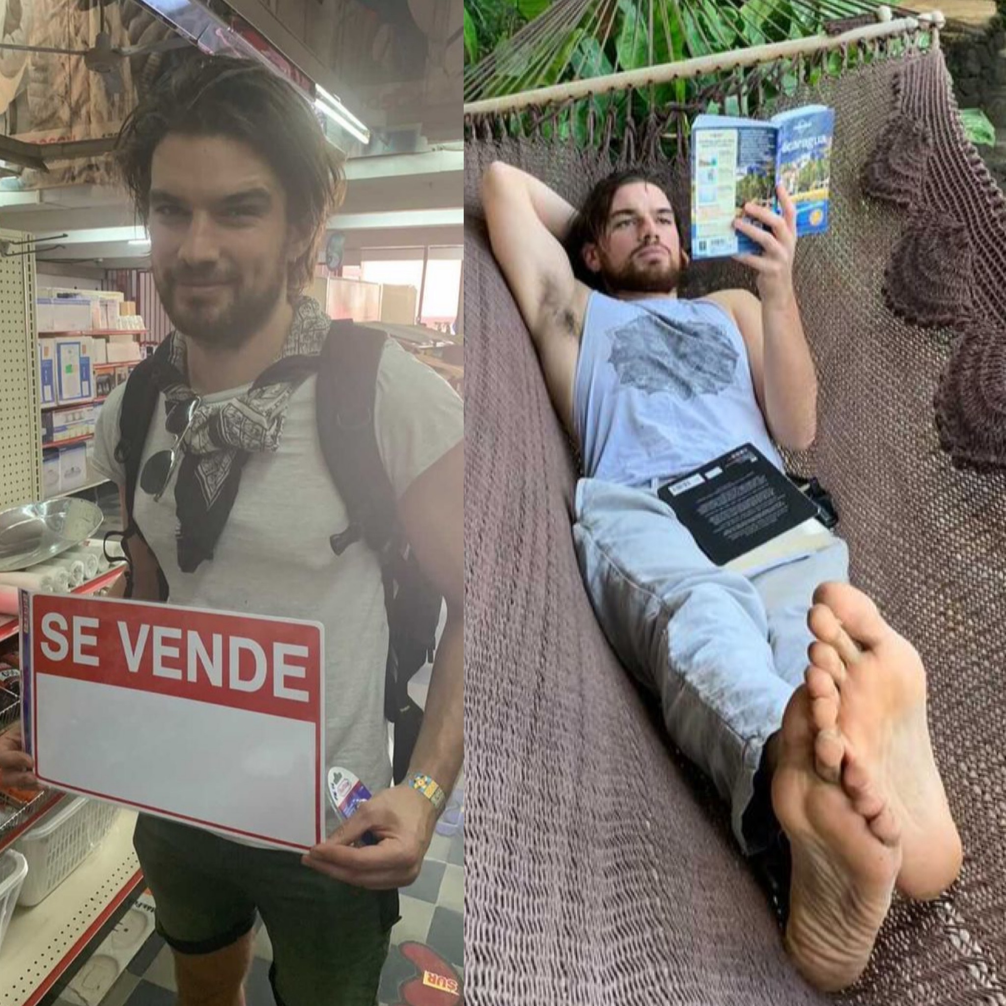 Jackson Gallagher's feet