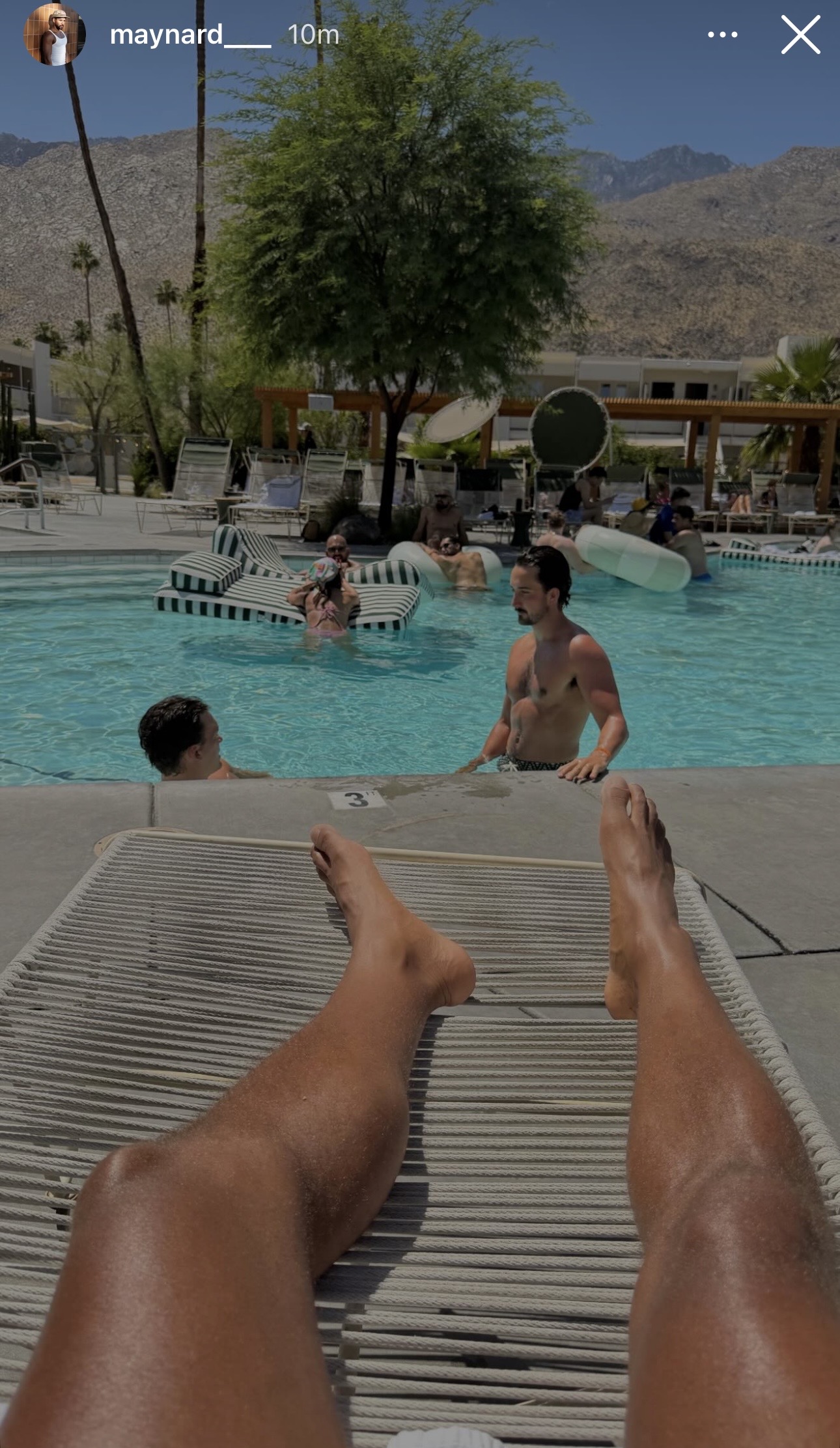 Jacob Maynard's feet
