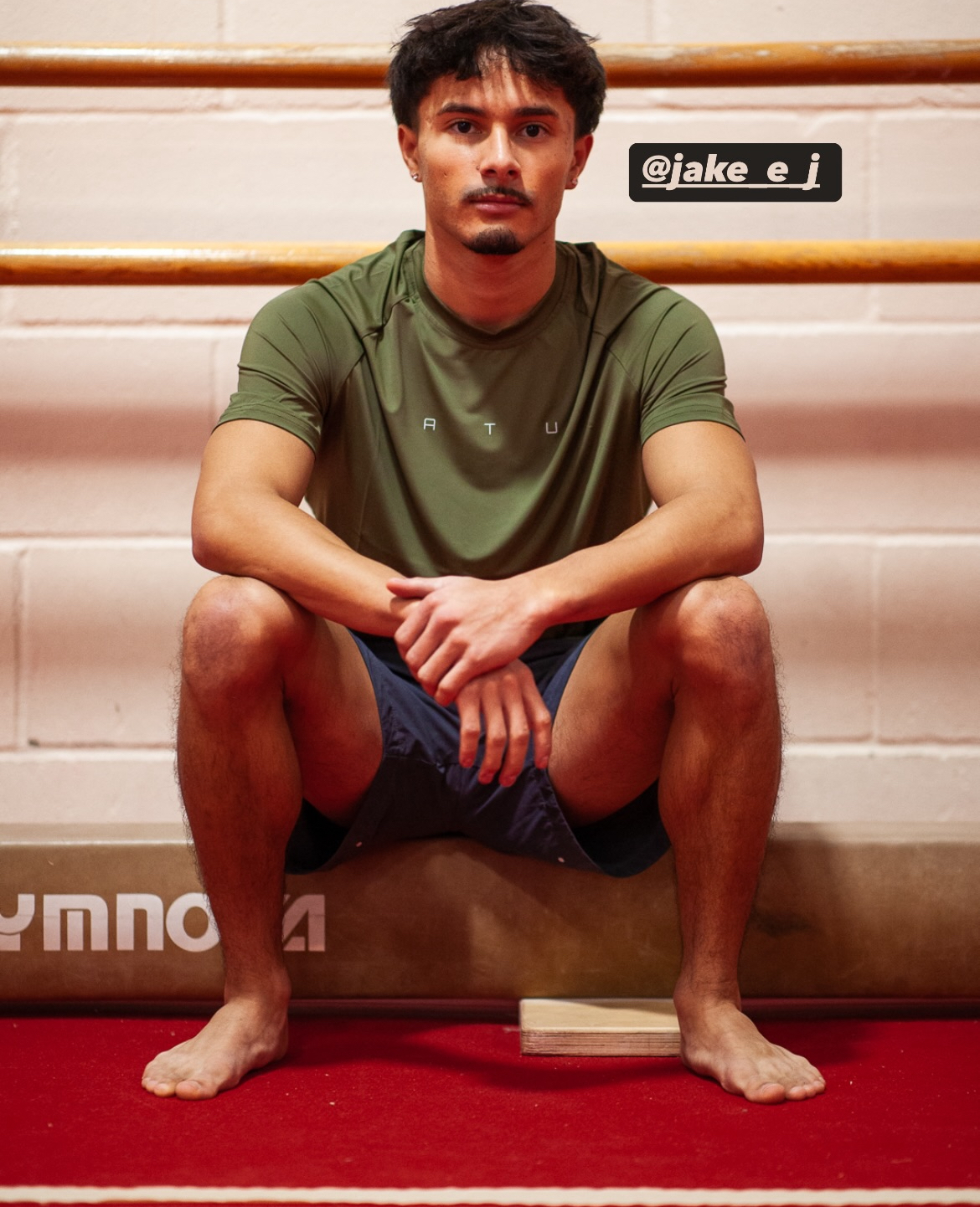Jake Jarman's feet