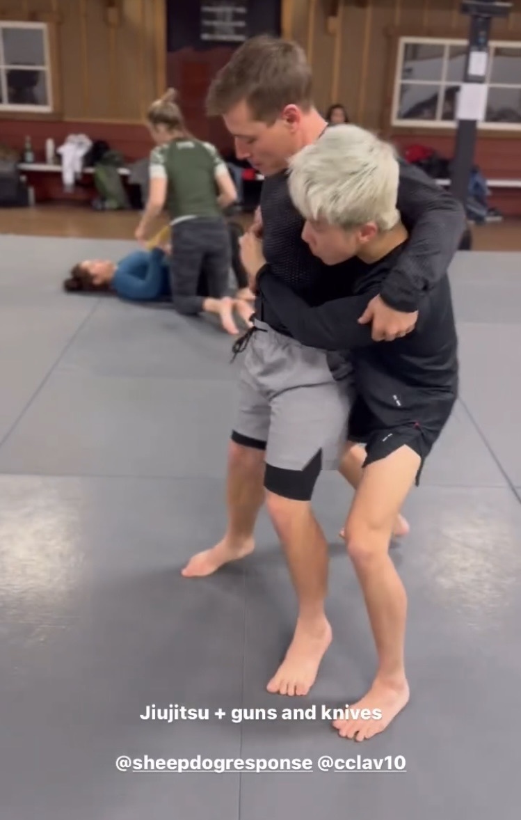 Jake Tran's feet