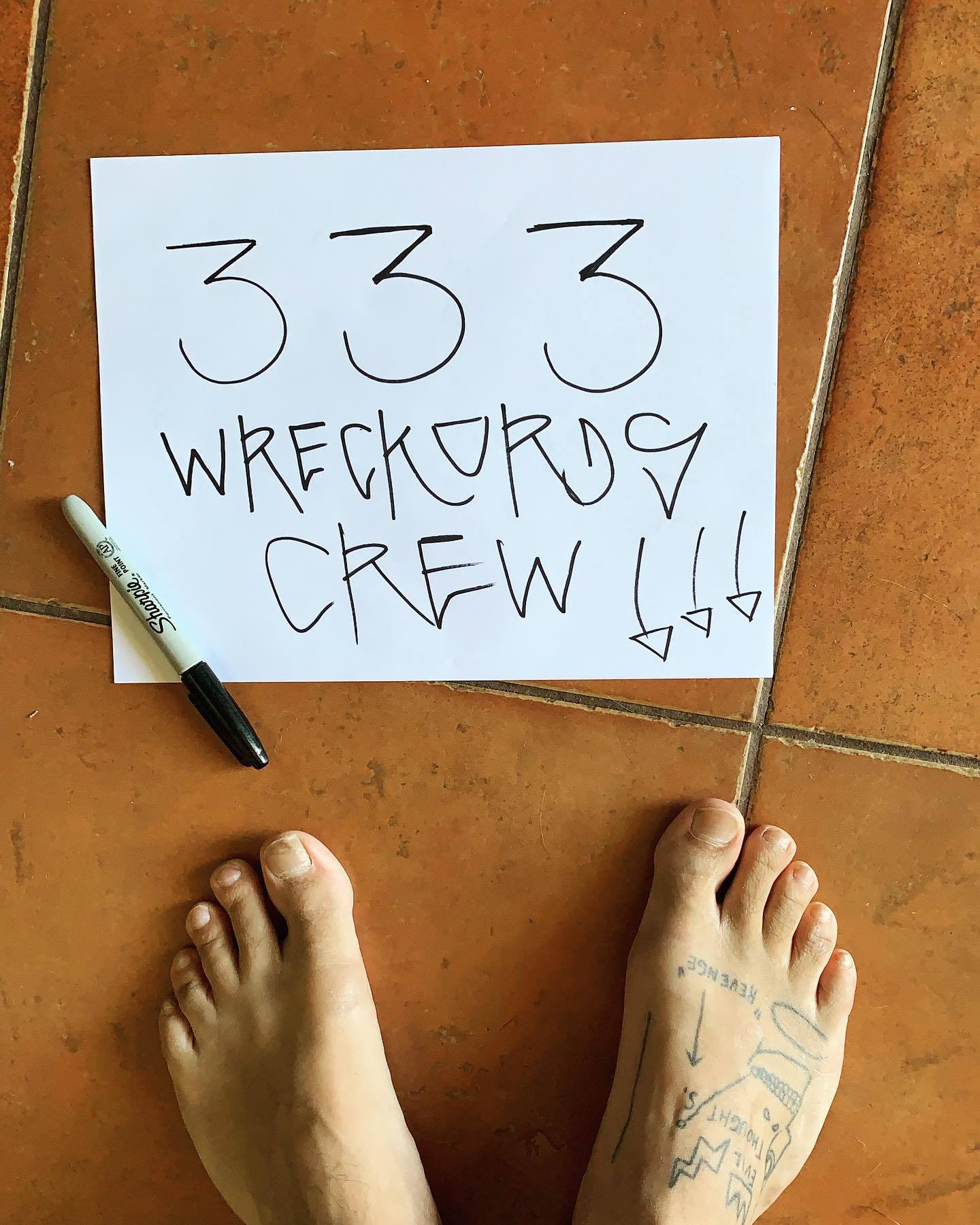 Jason Aalon Butler's feet