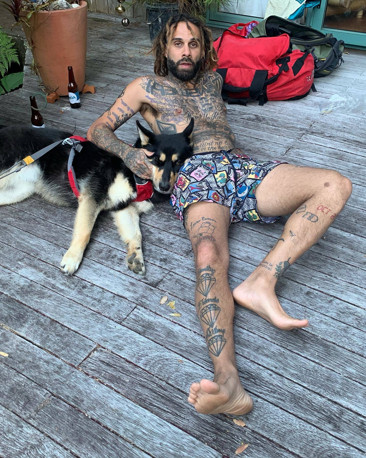 Jason Aalon Butler's feet