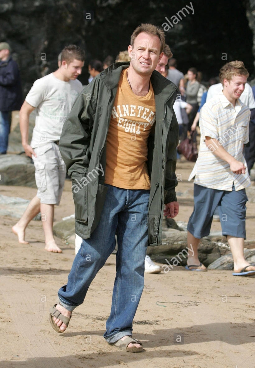 Jason Donovan's feet