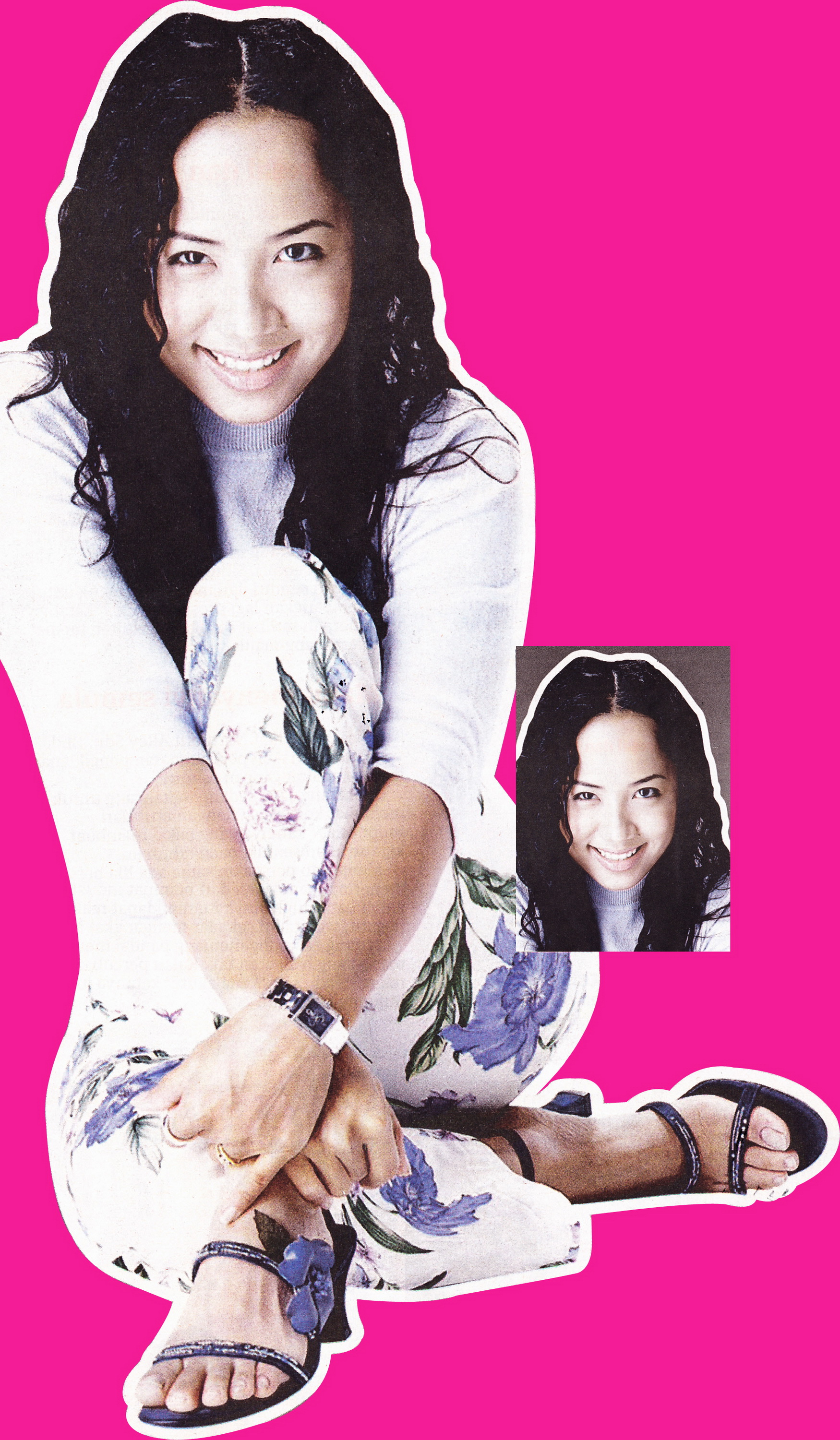 Jeslina Hashim's feet