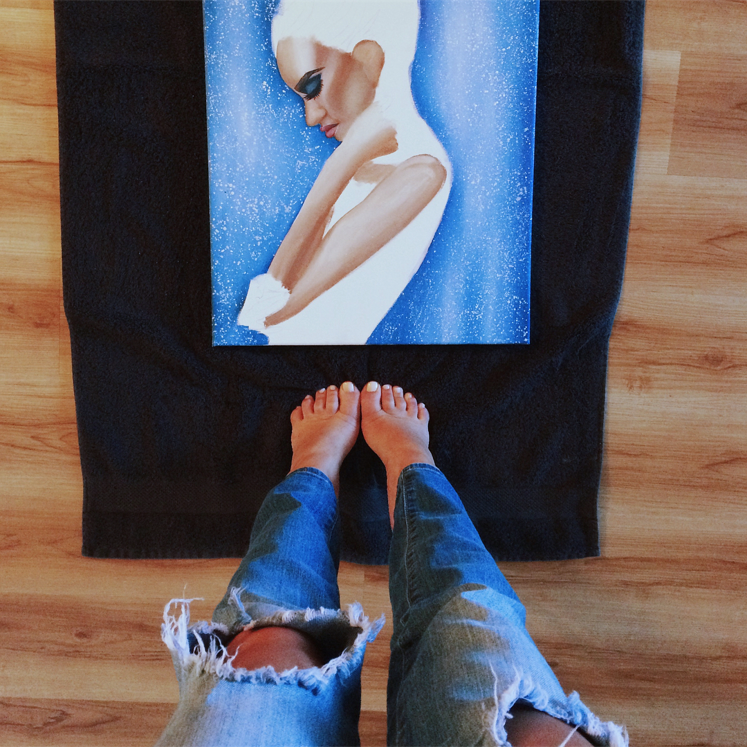 Jessica Ferguson's feet