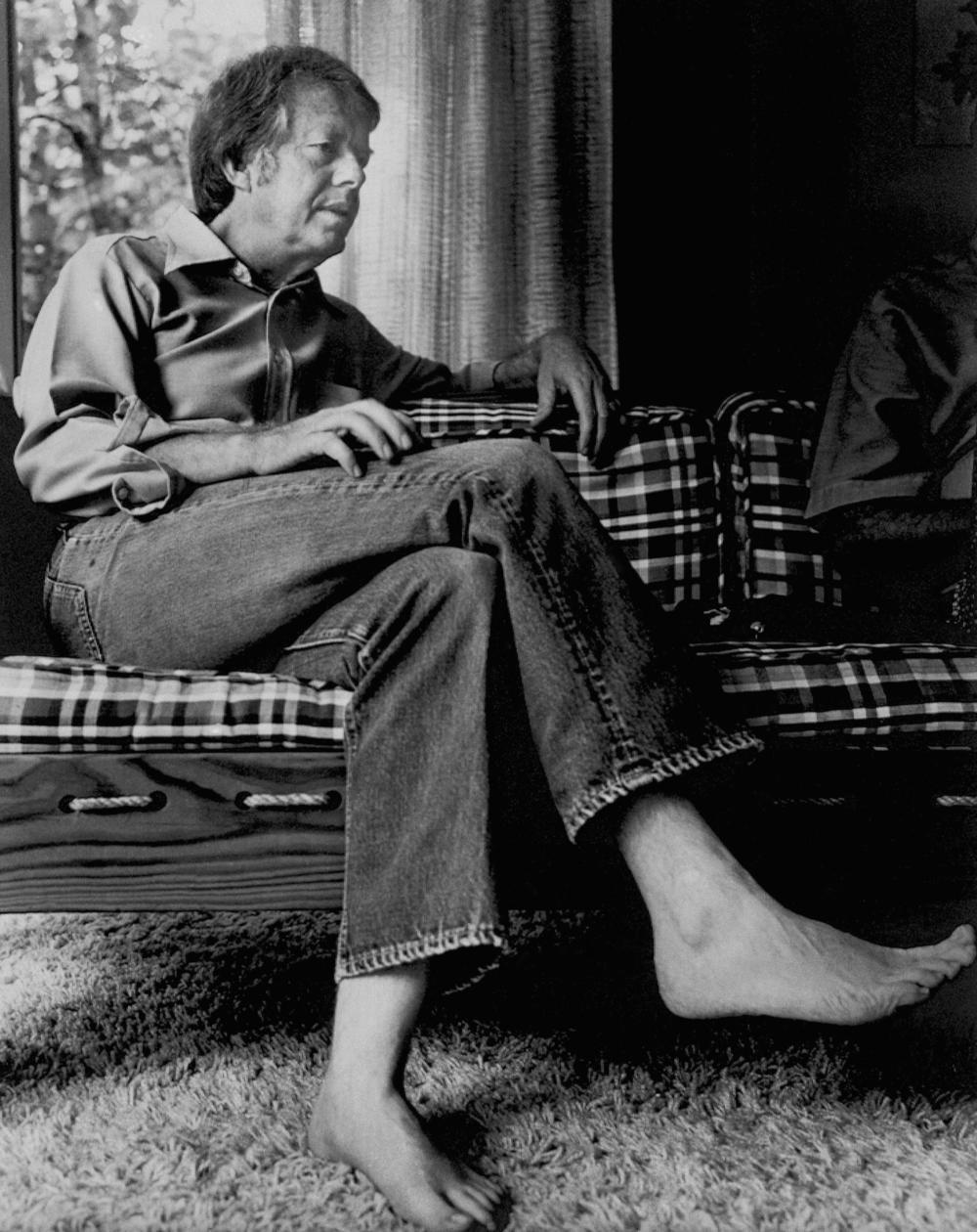 Jimmy Carter's feet
