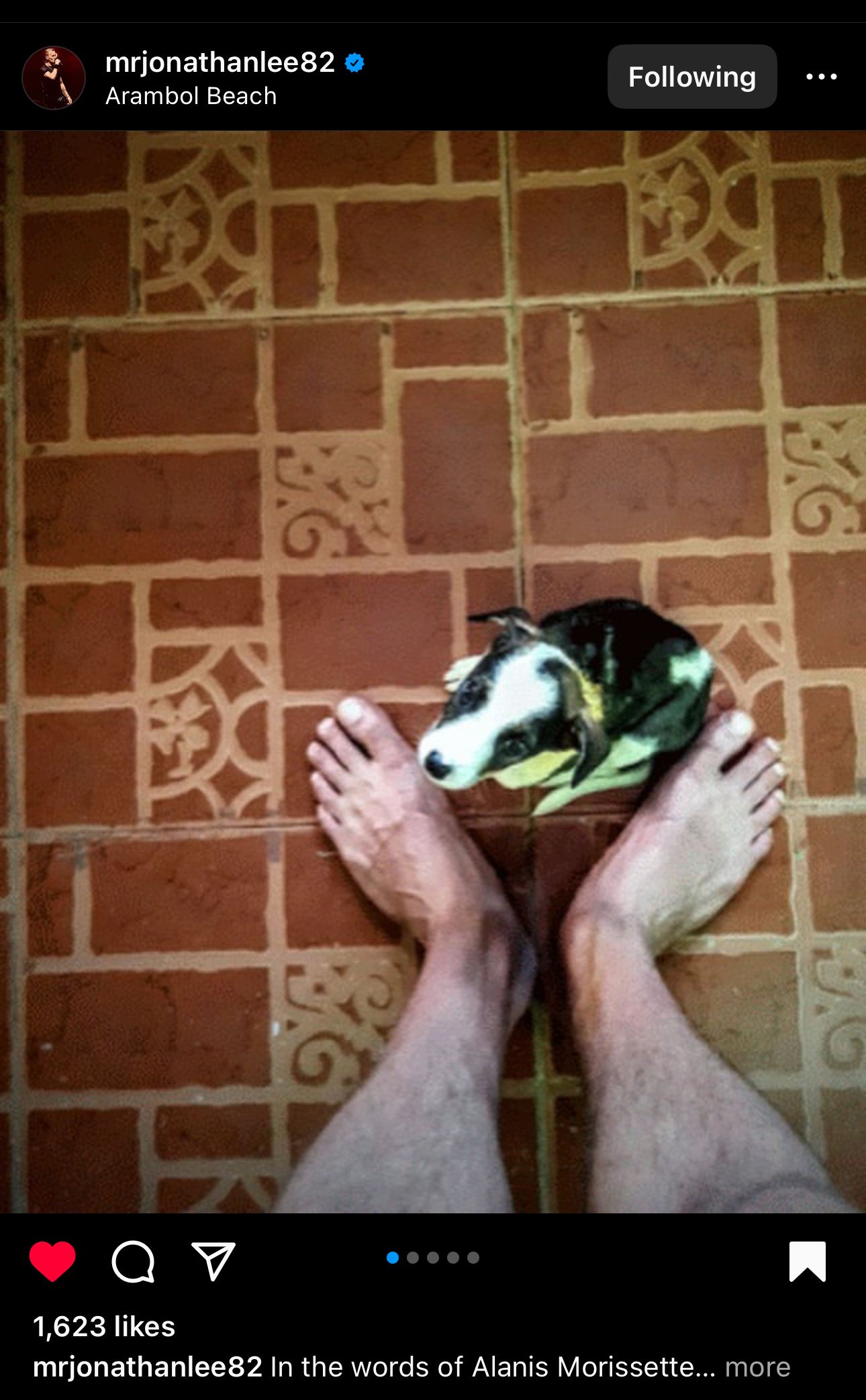 Jon Lee's feet