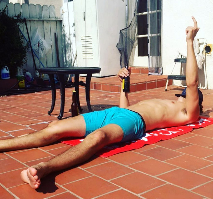 Jordan Farris's feet