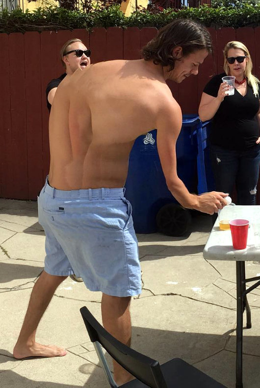 Jordan Farris's feet