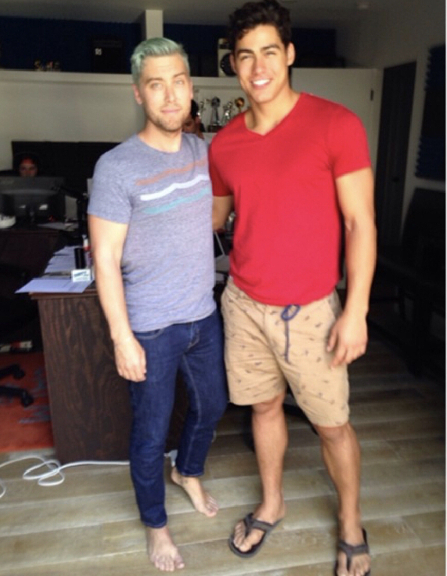 Jordan Rodriguez's feet