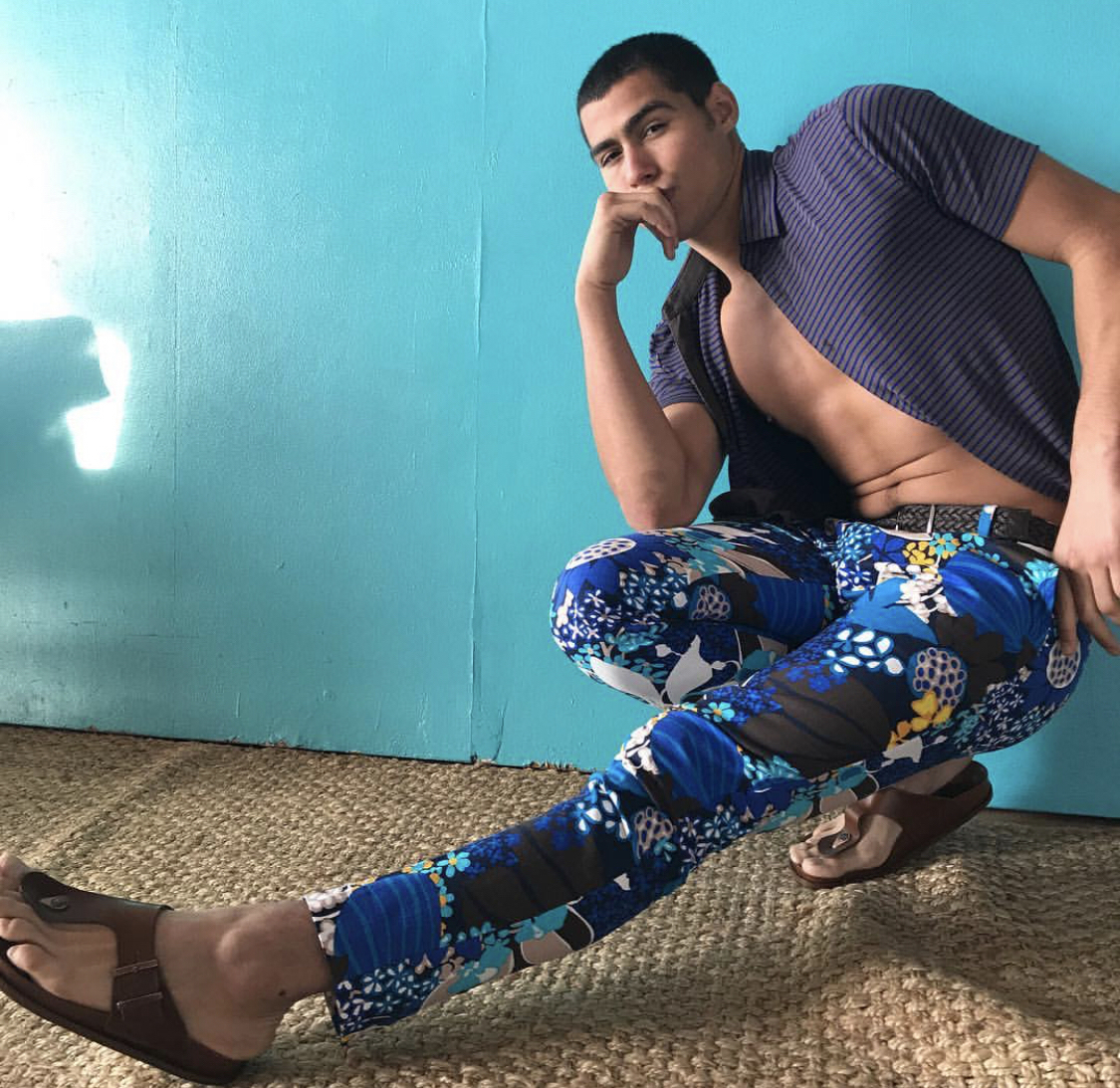 Jordan Rodriguez's feet