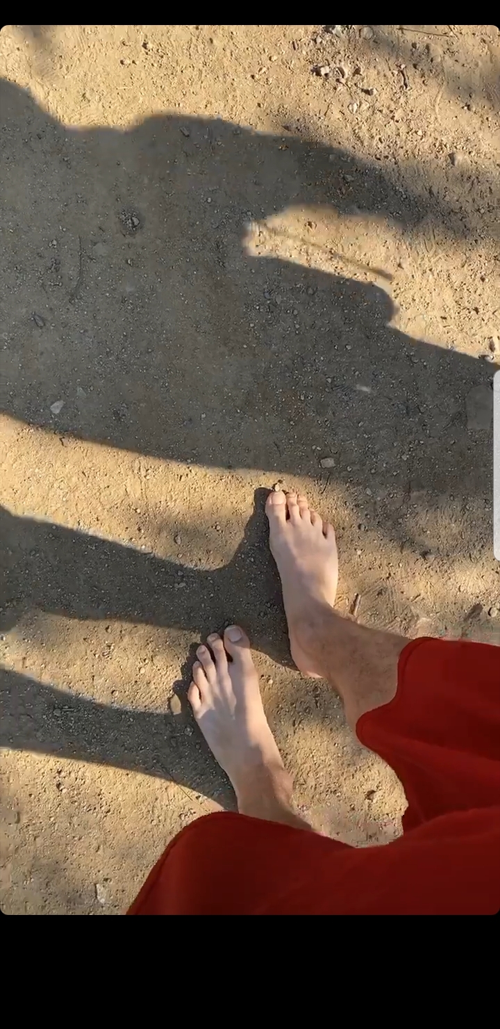 Jordan Rodriguez's feet