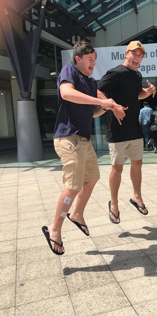Joseph Manu's feet