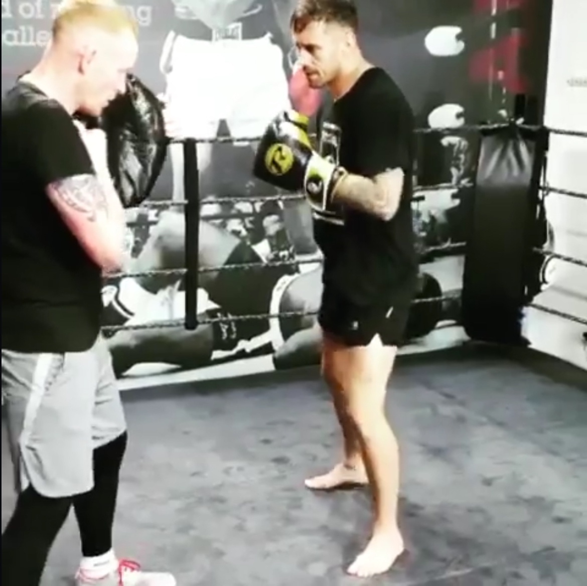 Joseph Whelan's feet