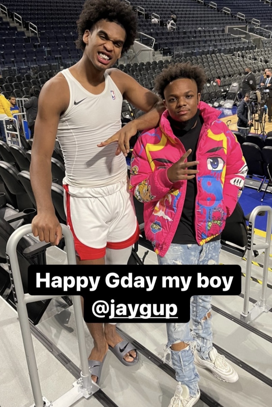 Josh Christopher's feet