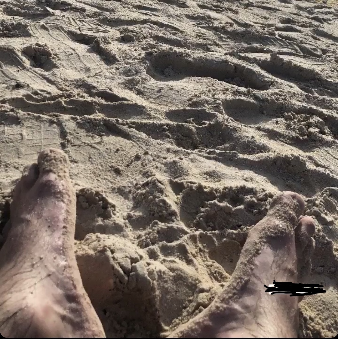 Josh Gallagher's feet