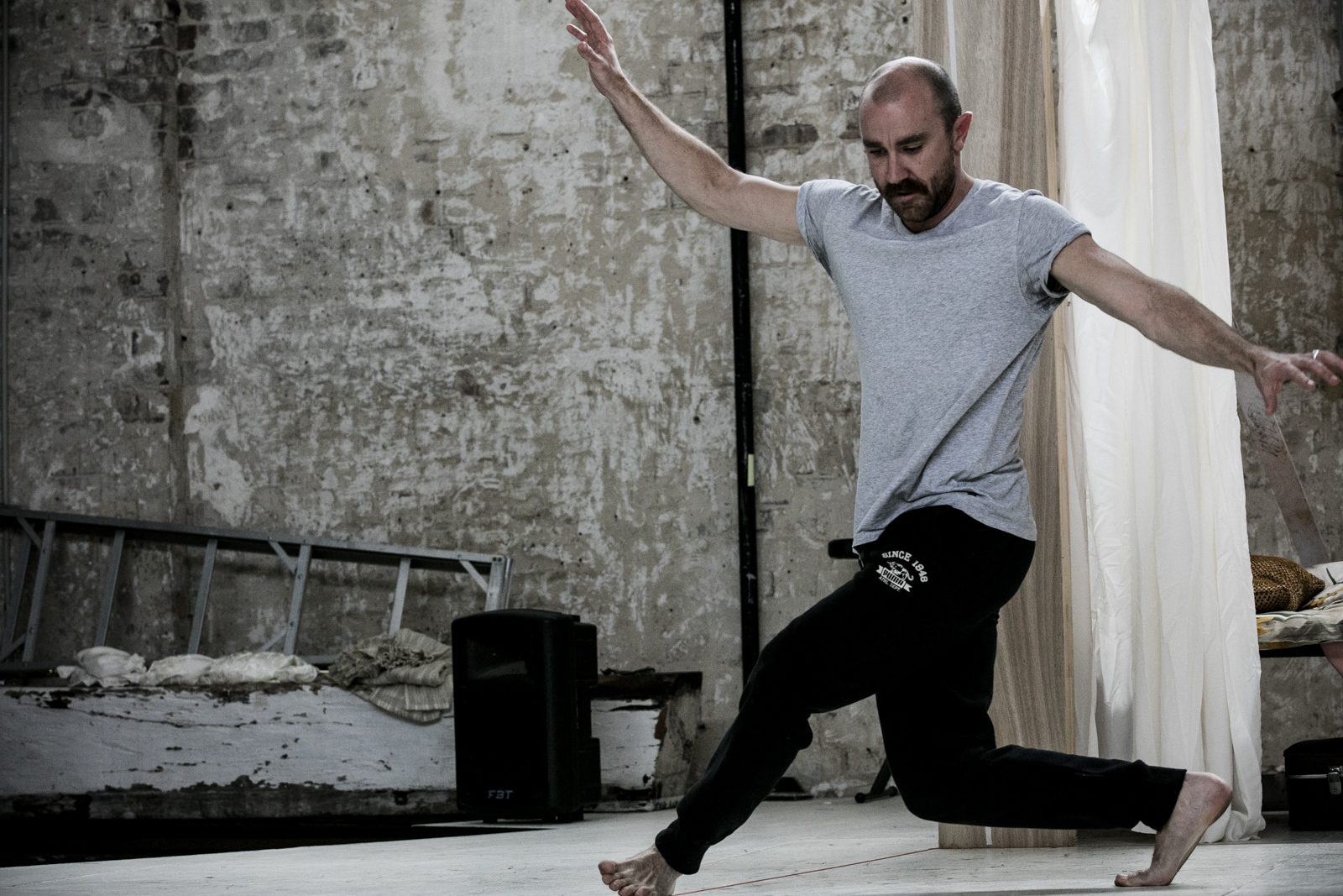 Josh McConville's feet