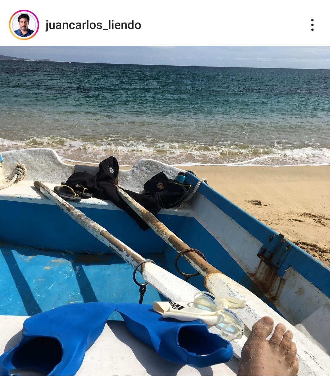 Juan Carlos Liendo's feet