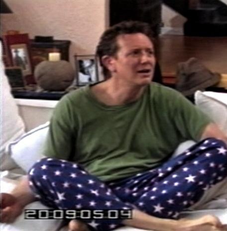 Judge Reinhold's feet