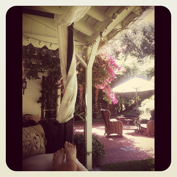 Julia Barna's feet