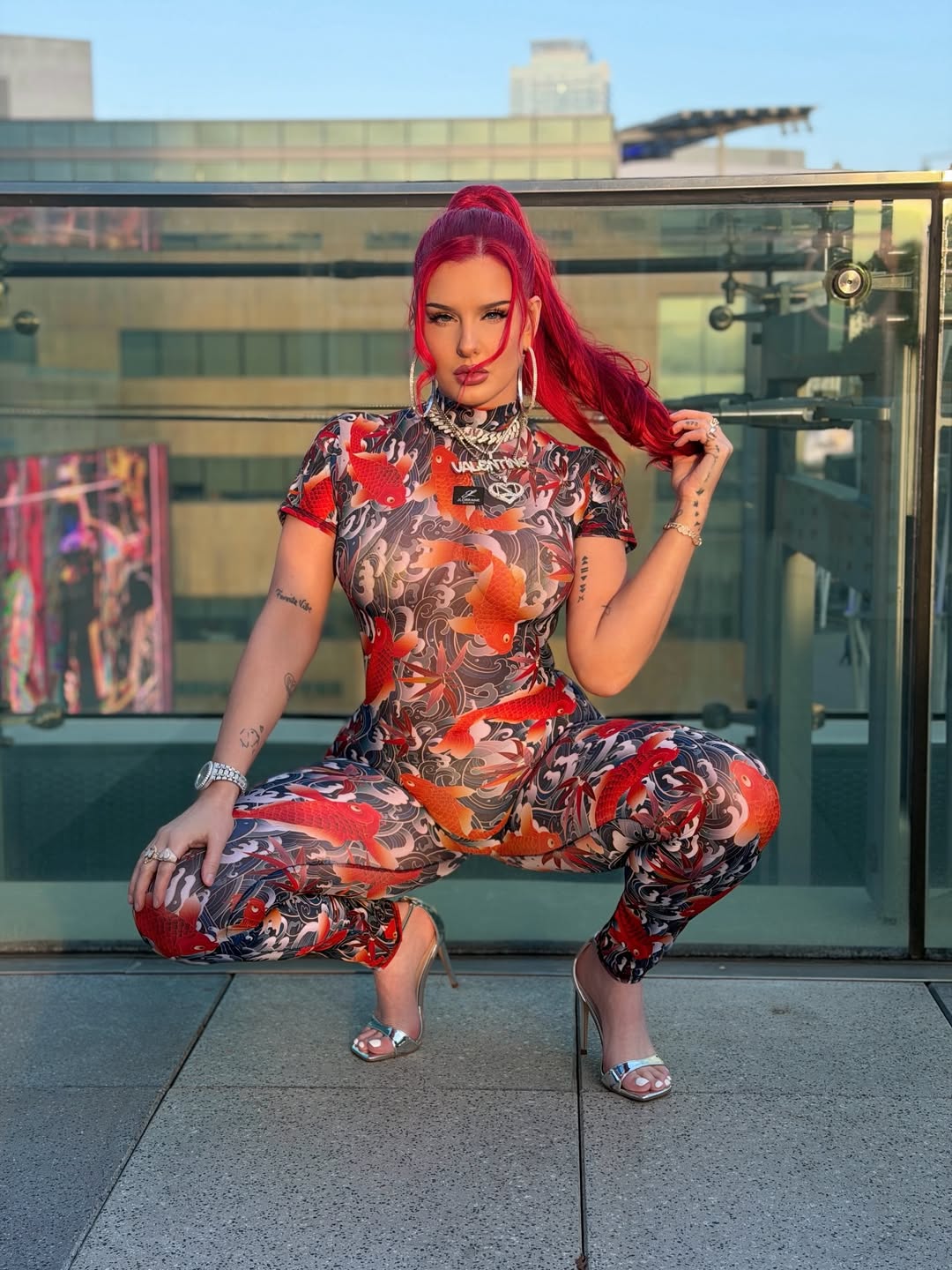 Justina Valentine's feet