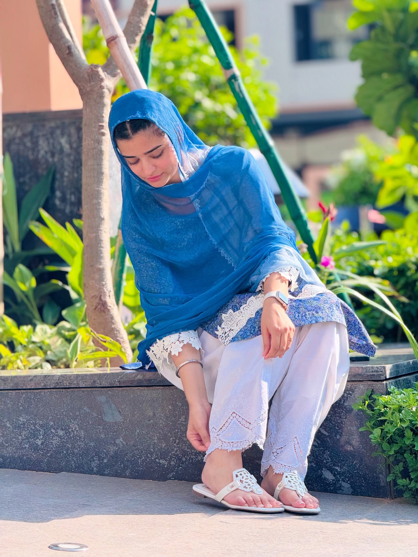 Kamalpreet Kaur's feet