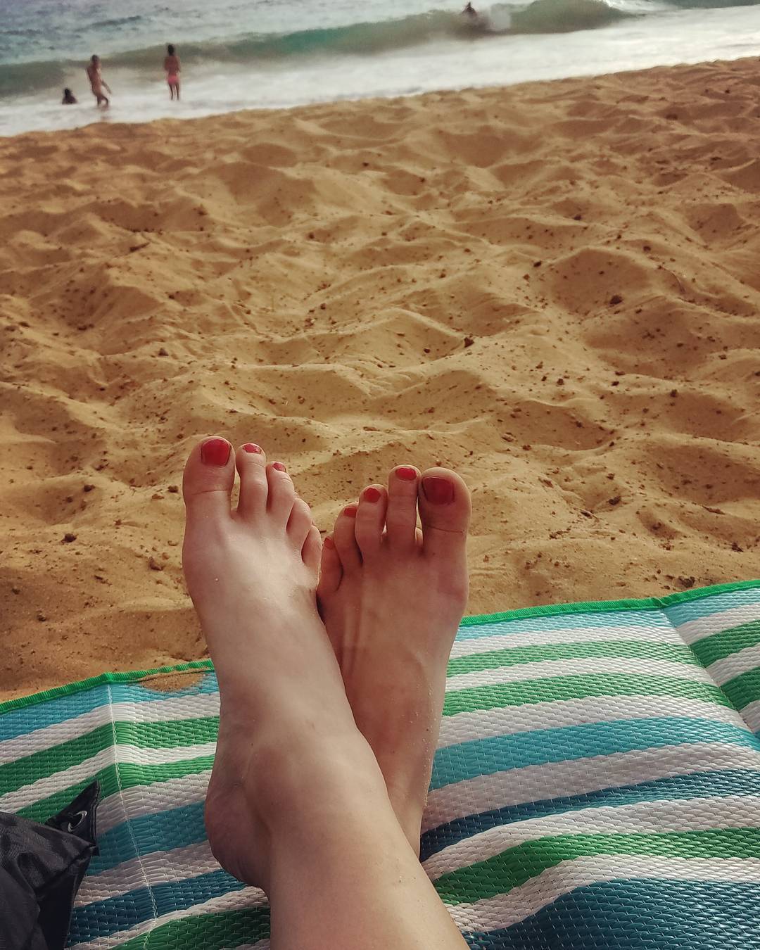 Kate England's feet