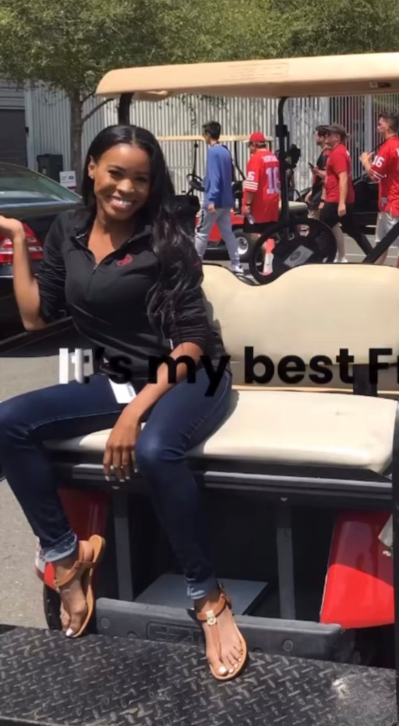 Keiana Martin's feet