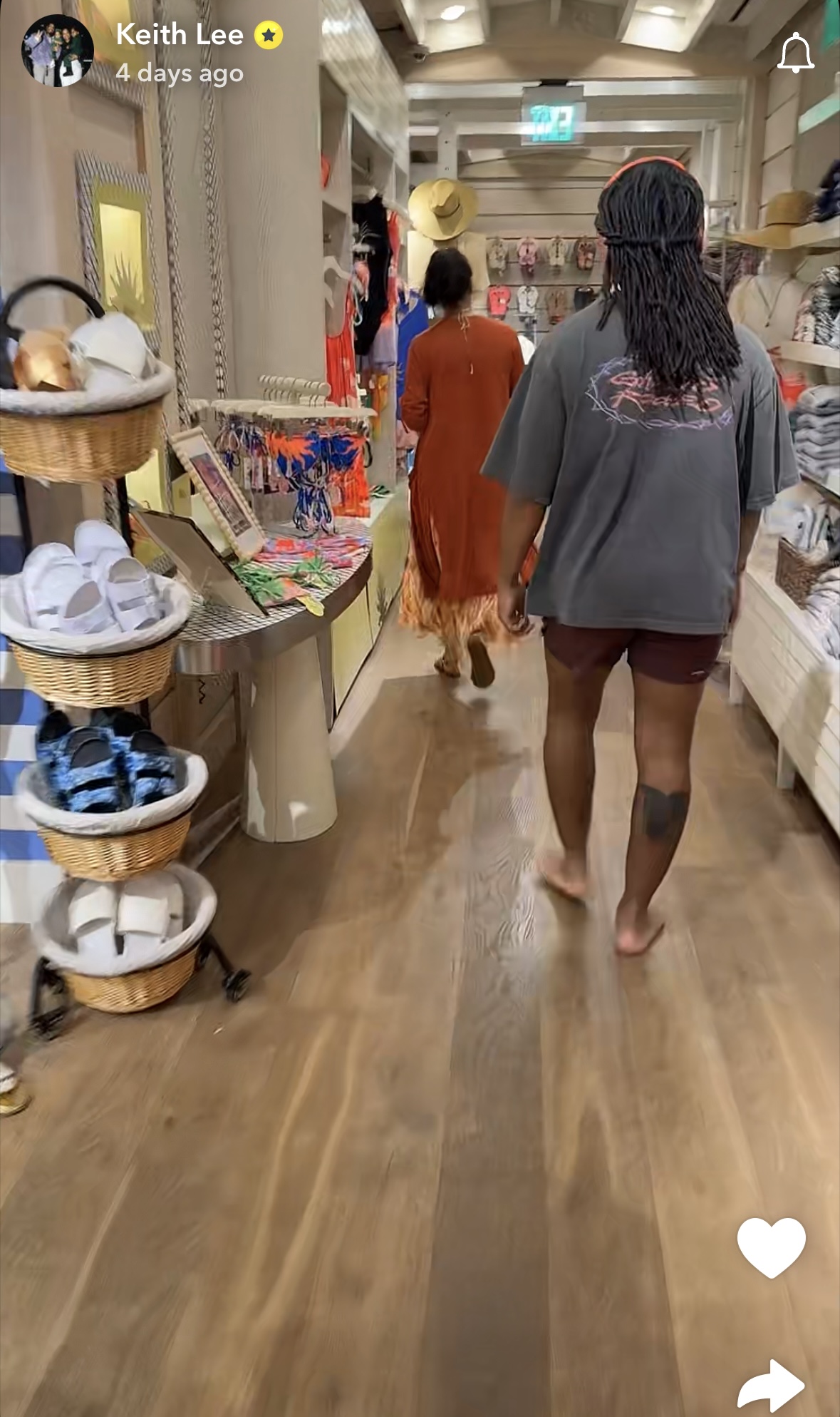 Keith Lee's feet