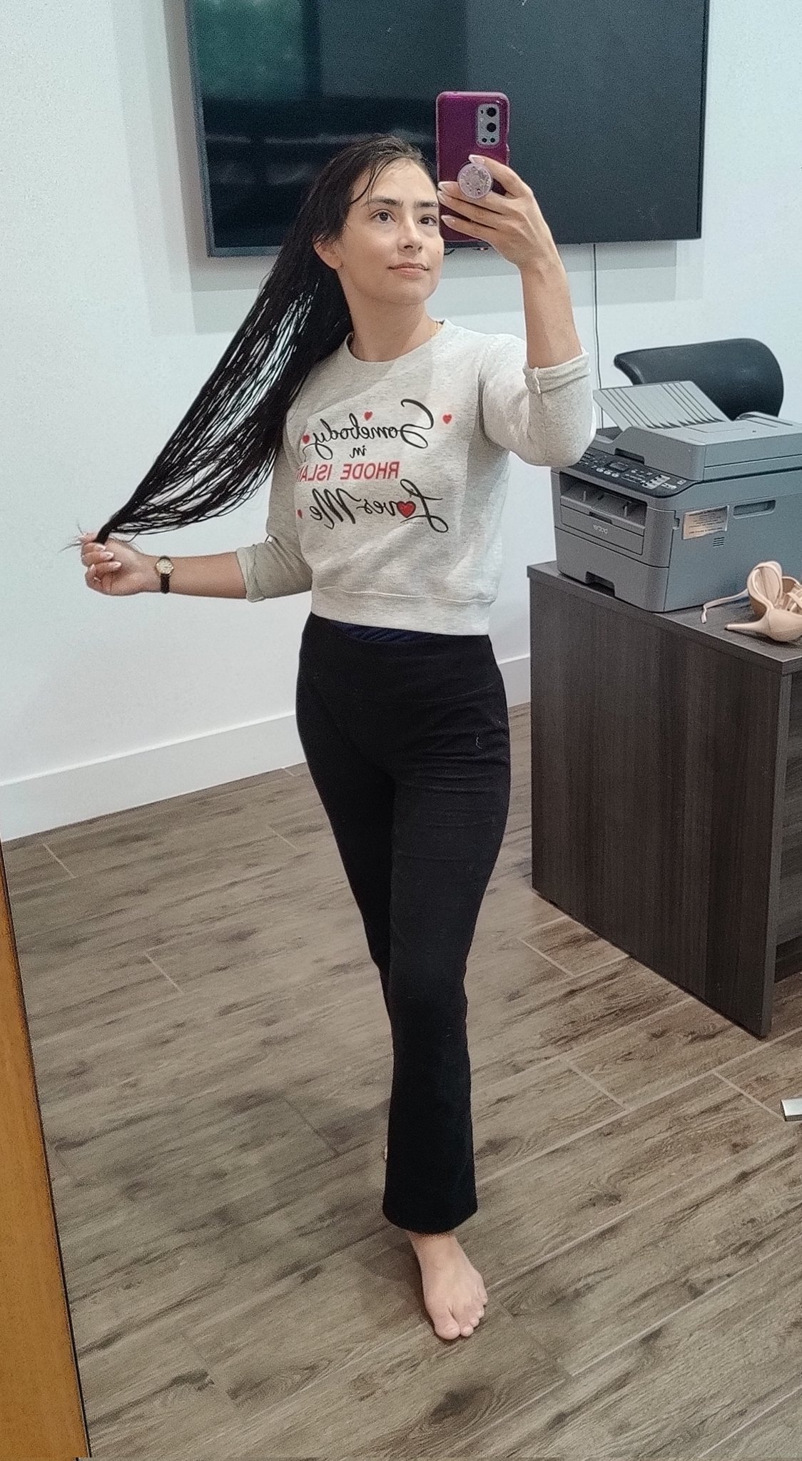 Kitty Valance's feet