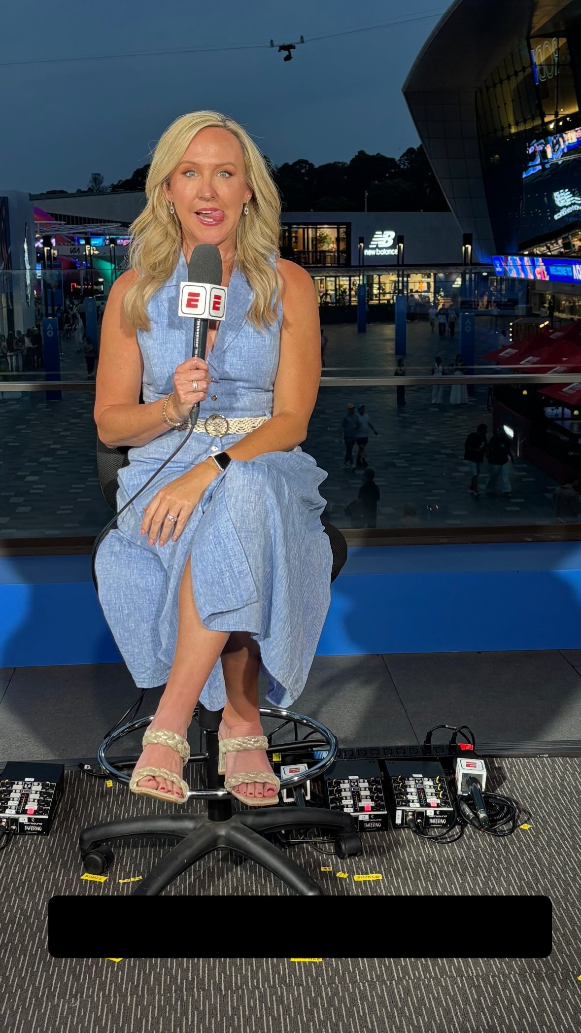 Kris Budden's feet