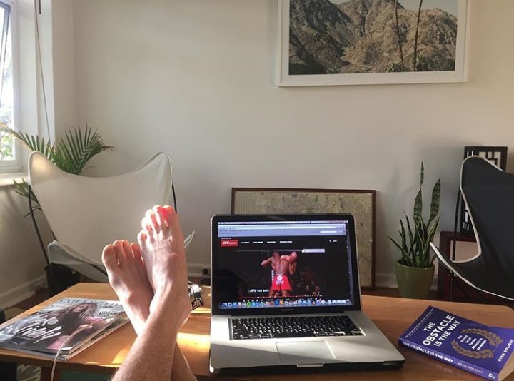 Lachlan Jeffrey's feet