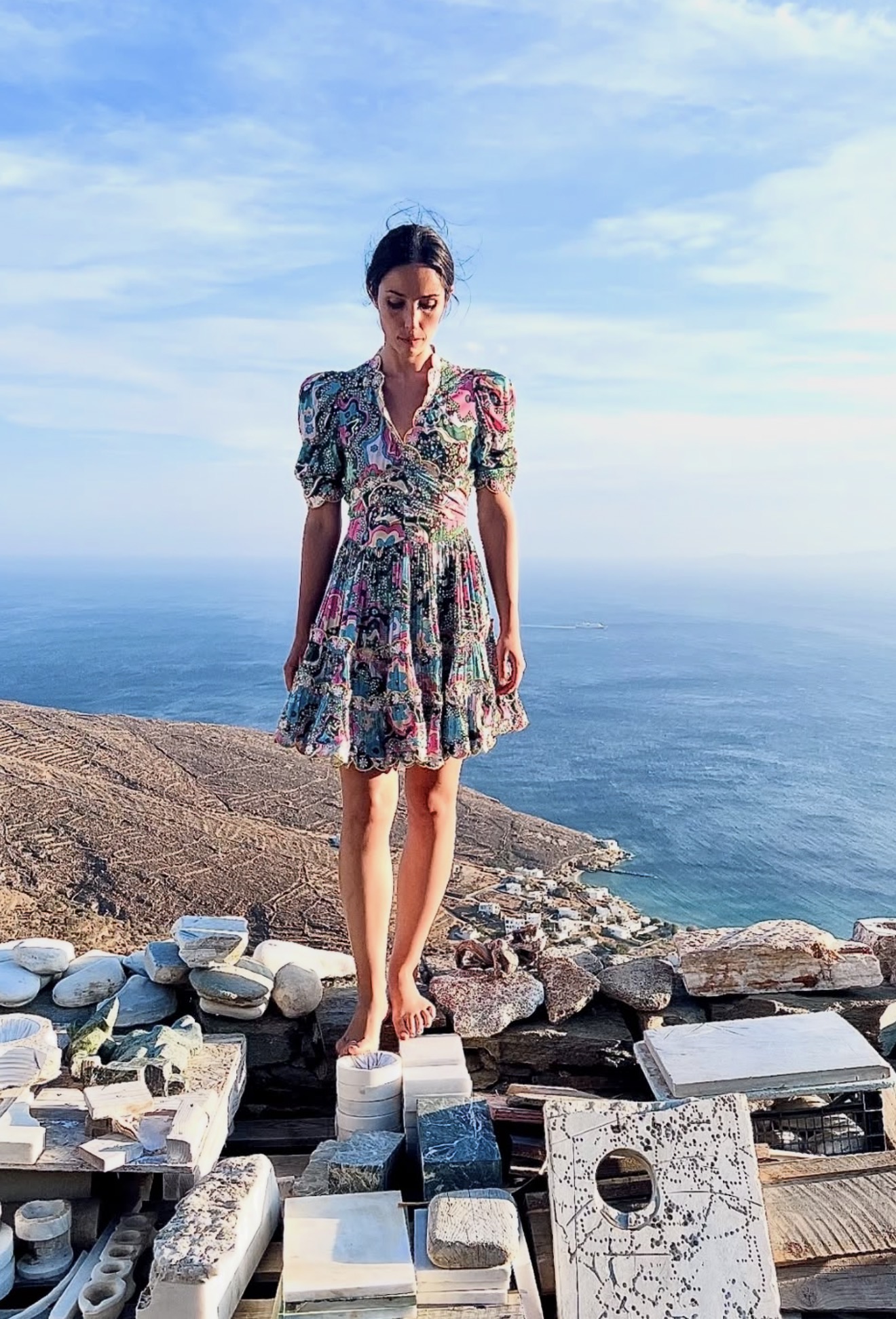 Lauriane Sallin's feet