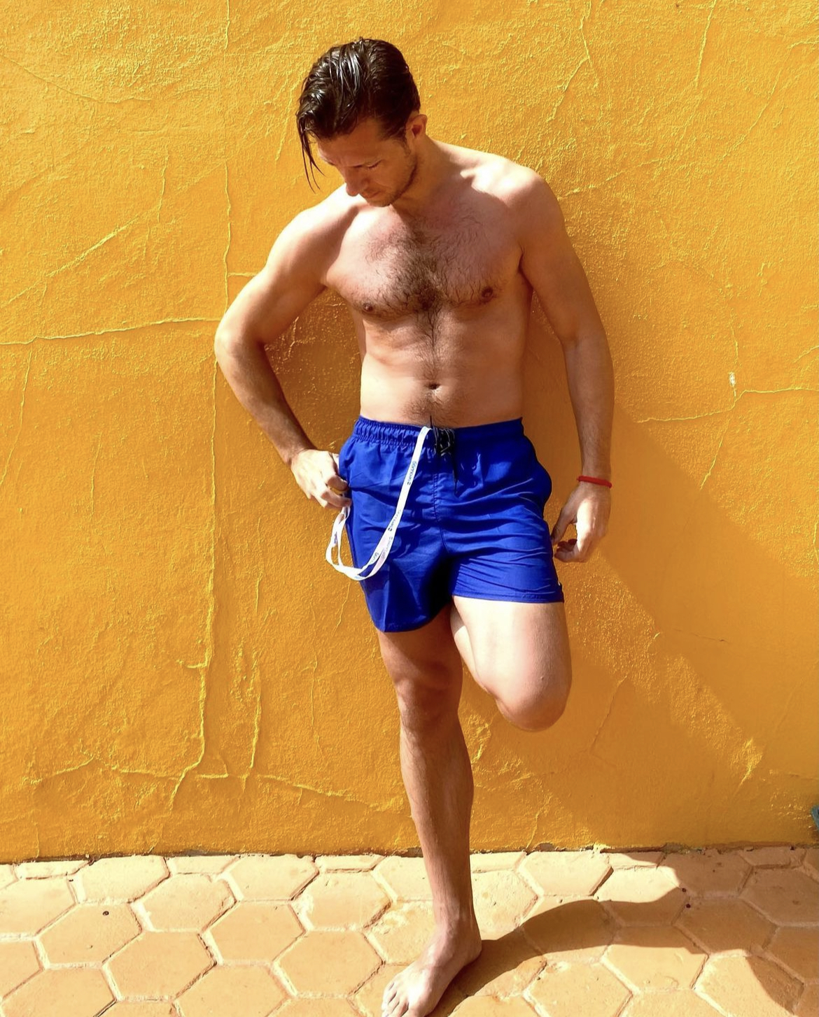 Lewis Griffiths's feet